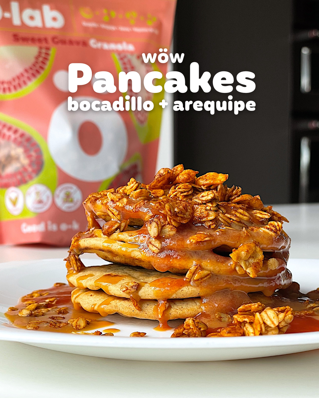 Pancakes de Bocadillo y Arequipe! – Ö-lab Company